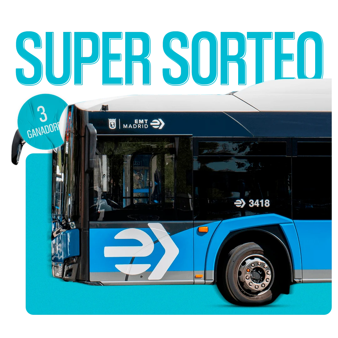 SUPER SORTEO EMT Madrid | Gana 3H Prácticas EMT